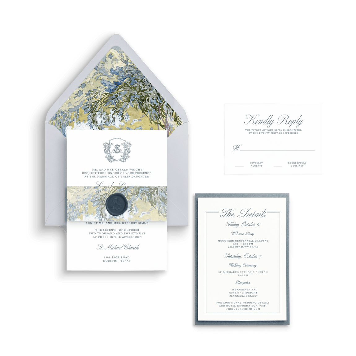 Semi-Custom Wedding Invitations